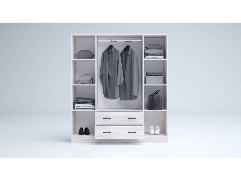 Четирикрилен гардероб Аполо 9 - Топ Цени | Мебели Онлайн Orhideamebel.com